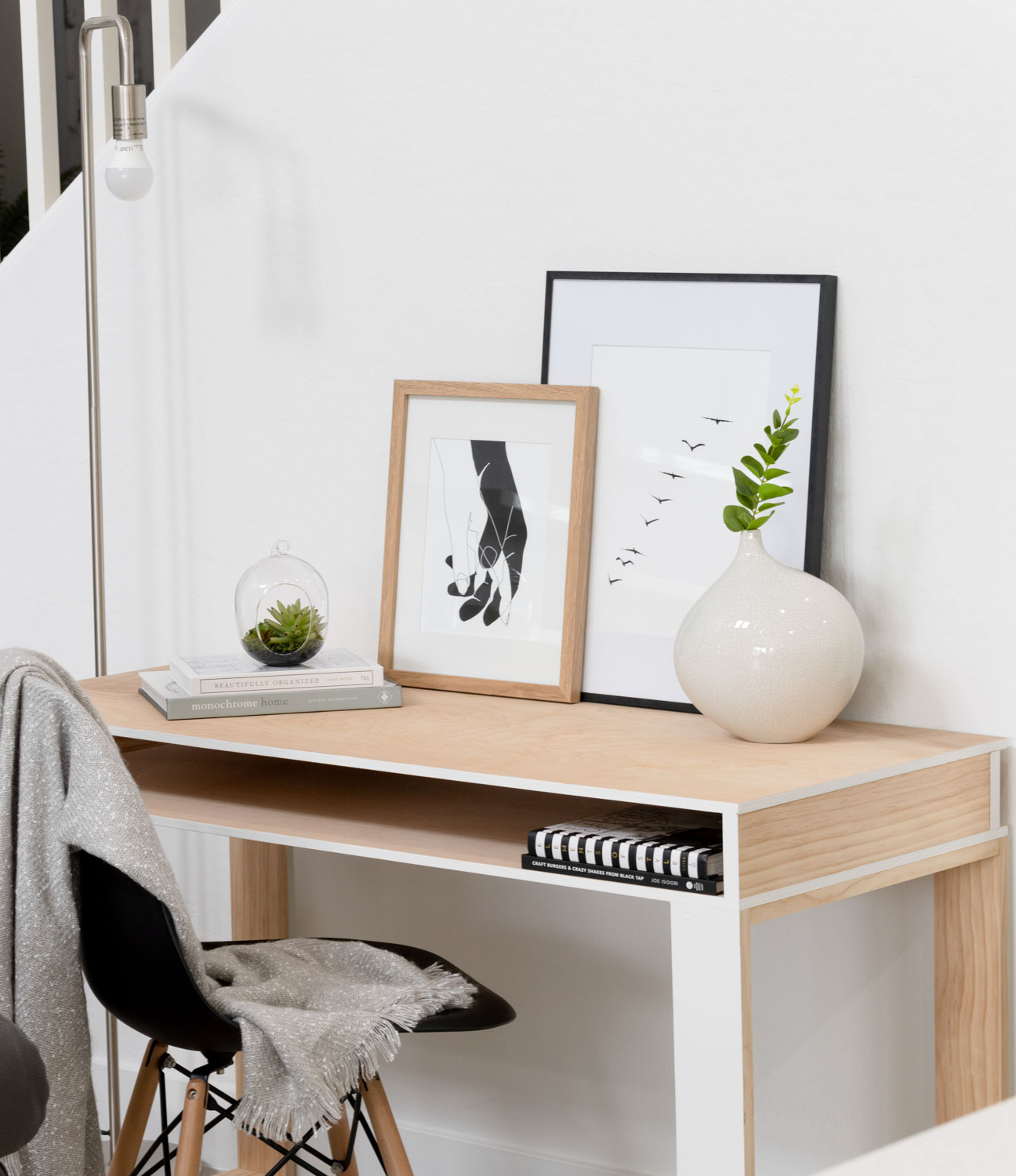 How to Make a Simple and Affordable DIY Desk! - Neatly Living